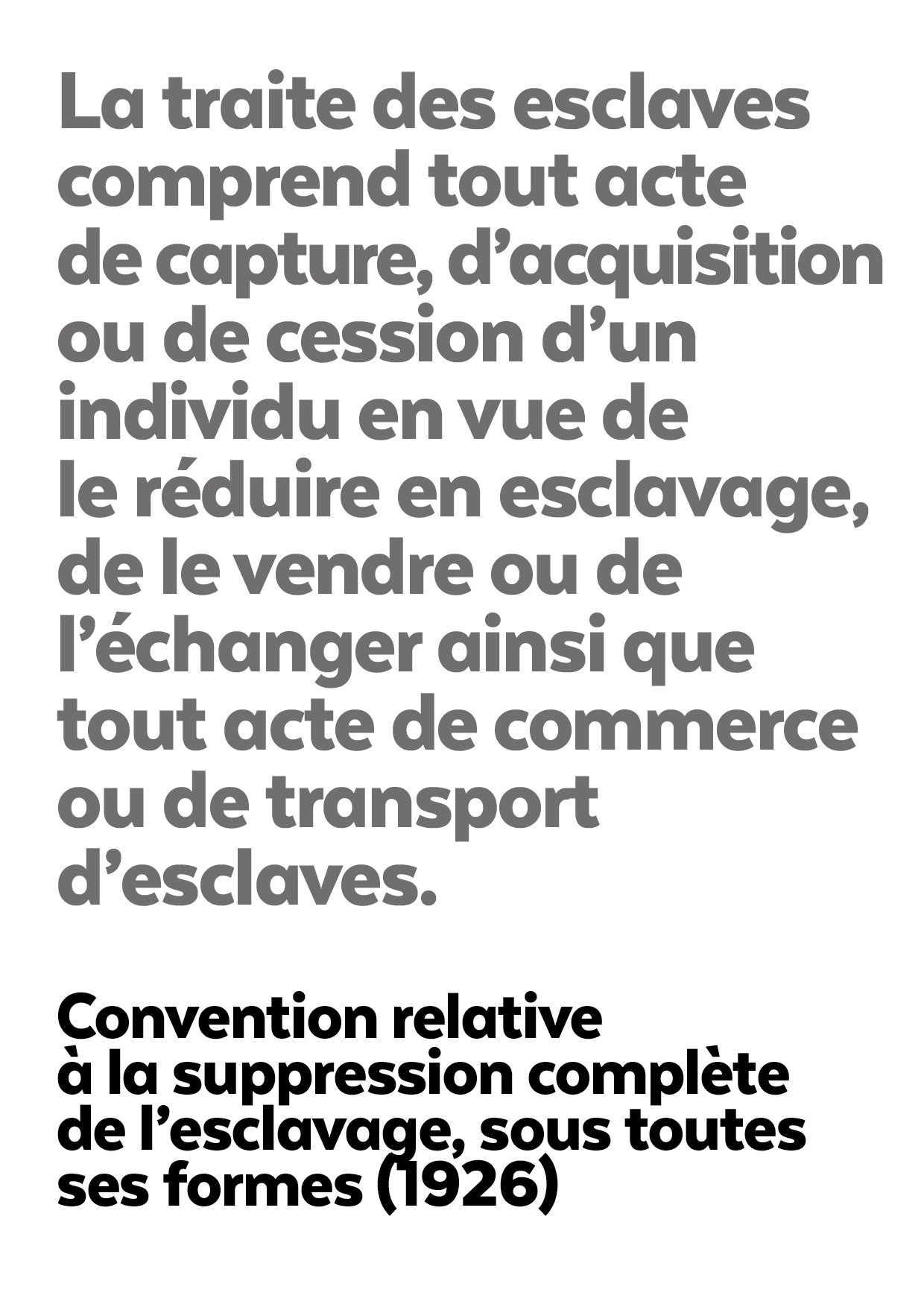 Traite, esclavage et abolitions - Journée des mémoires